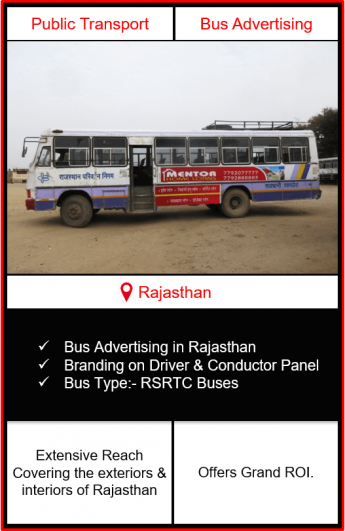 Rajasthan Roadways (RSRTC) Buses Advertisement Campaign