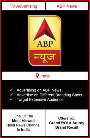 Advertising on ABP News TV Channel - ABP News Advertising