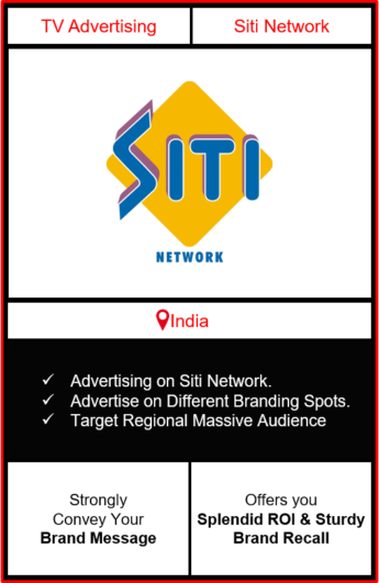 Advertising on Siti Cable Network - SITI Network TV Advertising