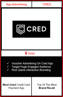 Voucher Advertising On Cred App - Cred App Advertisement